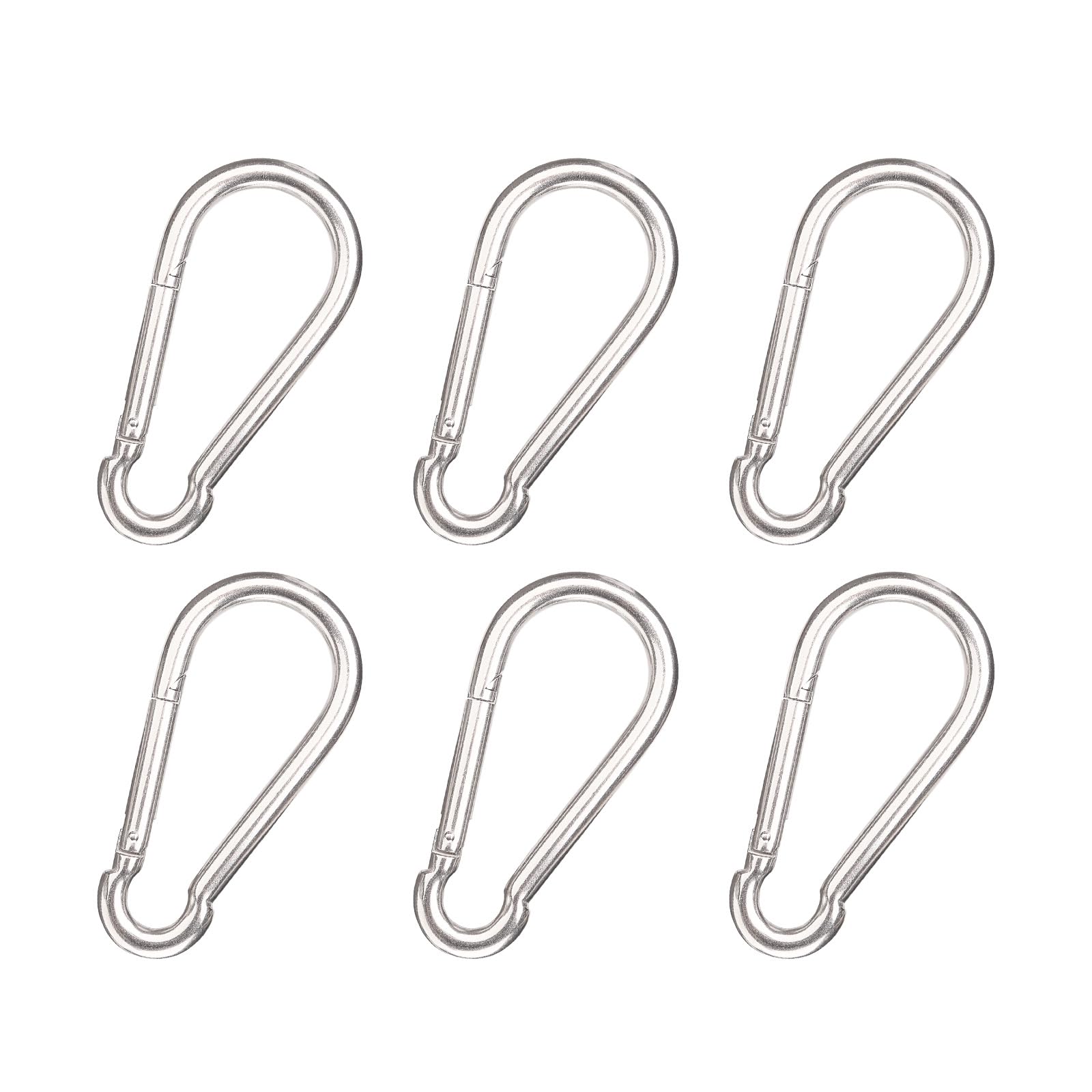 Snowharp Spring Snap Hooks, 2.72" Stainless Steel Clips, Heavy Duty ...