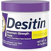 Amazon.com: Desitin Maximum Strength Baby Diaper Rash Cream with 40% ...