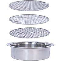 Amazon.com : Soil Sifter for Rocks with 3 Sieve Mesh-Sifting Pan for ...