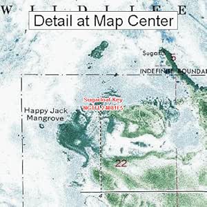 Amazon.com : USGS Topographic Quadrangle Map - Sugarloaf Key, Florida ...