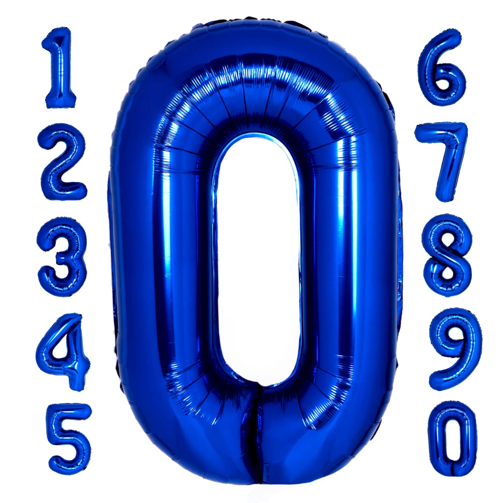 UWPVOWSR Blue Number 69 Balloons 40 inch Foil Number Balloon 69th ...