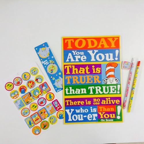 Dr Seuss Poster Motivational Build Self Esteem YOU ARE YOU THERE IS NO ...