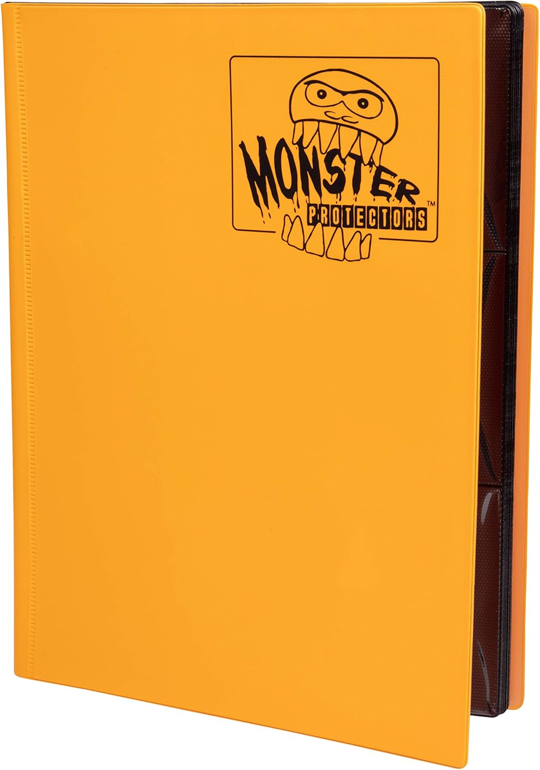 Monster Binder – 9 Pocket Matte Sunflower Orange Album – Holds 360 ...