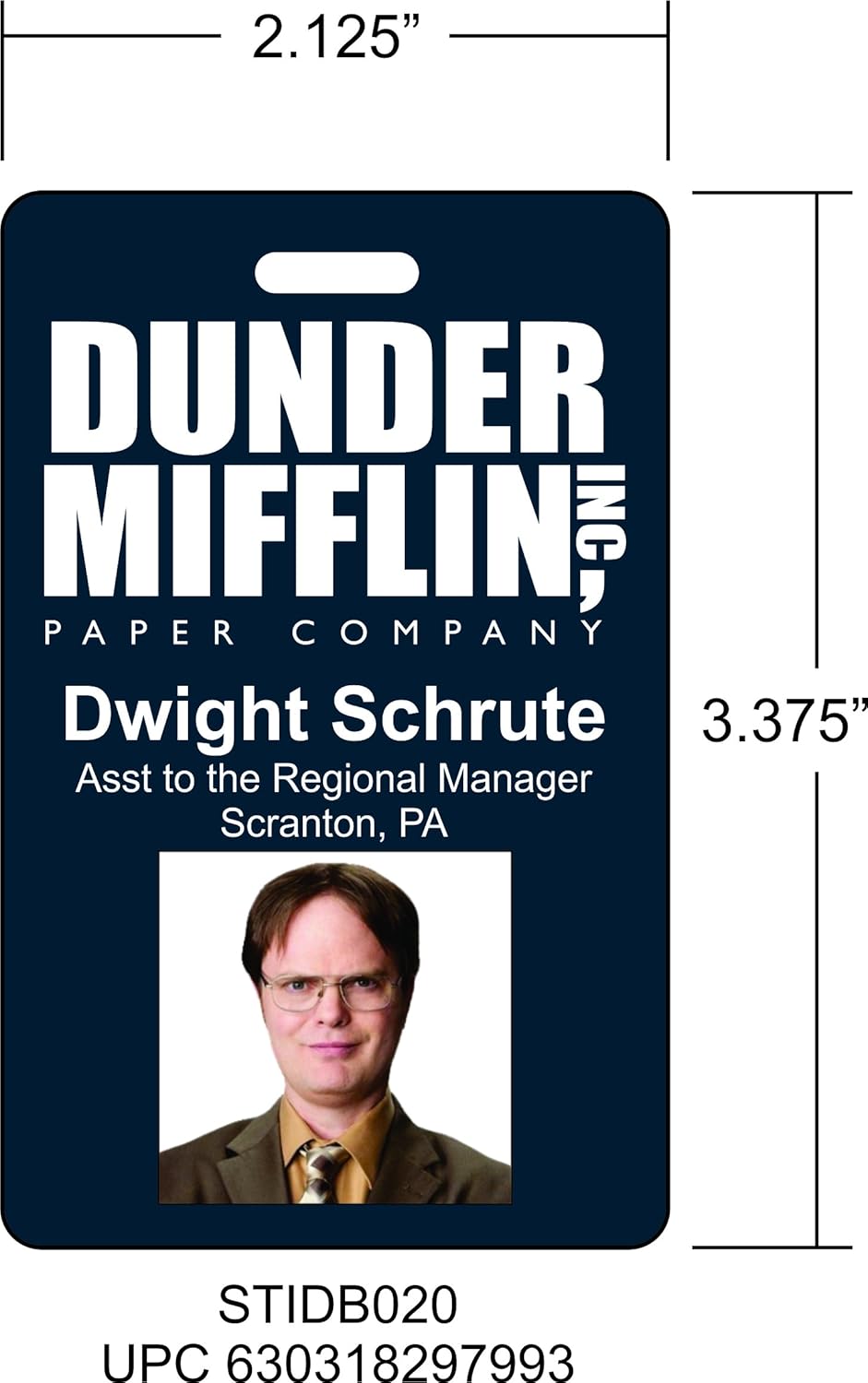 Dunder Mifflin Name Tag Printable