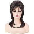 Amazon.com : Daiaces Brown Mullet Wigs for Women 80s Rocker Wig ...