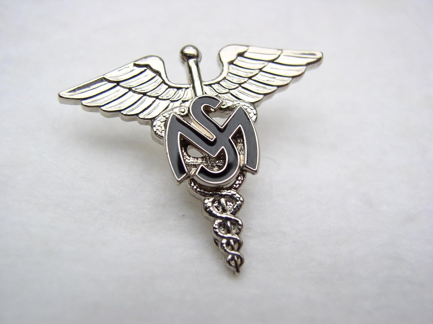Amazon.com: EMT Caduceus Wings Lapel Pin Emergency Medical Doctor Nurse ...