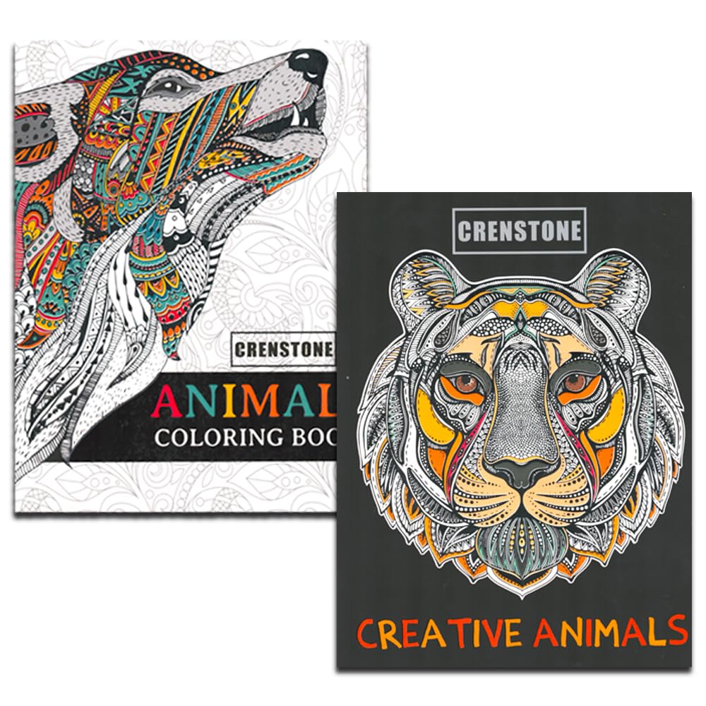 Mua Crenstone Adult Coloring Books Super Set -- 10 Deluxe Coloring ...