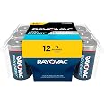 Amazon.com: Rayovac D Batteries, Alkaline D Cell Batteries (12 Battery ...
