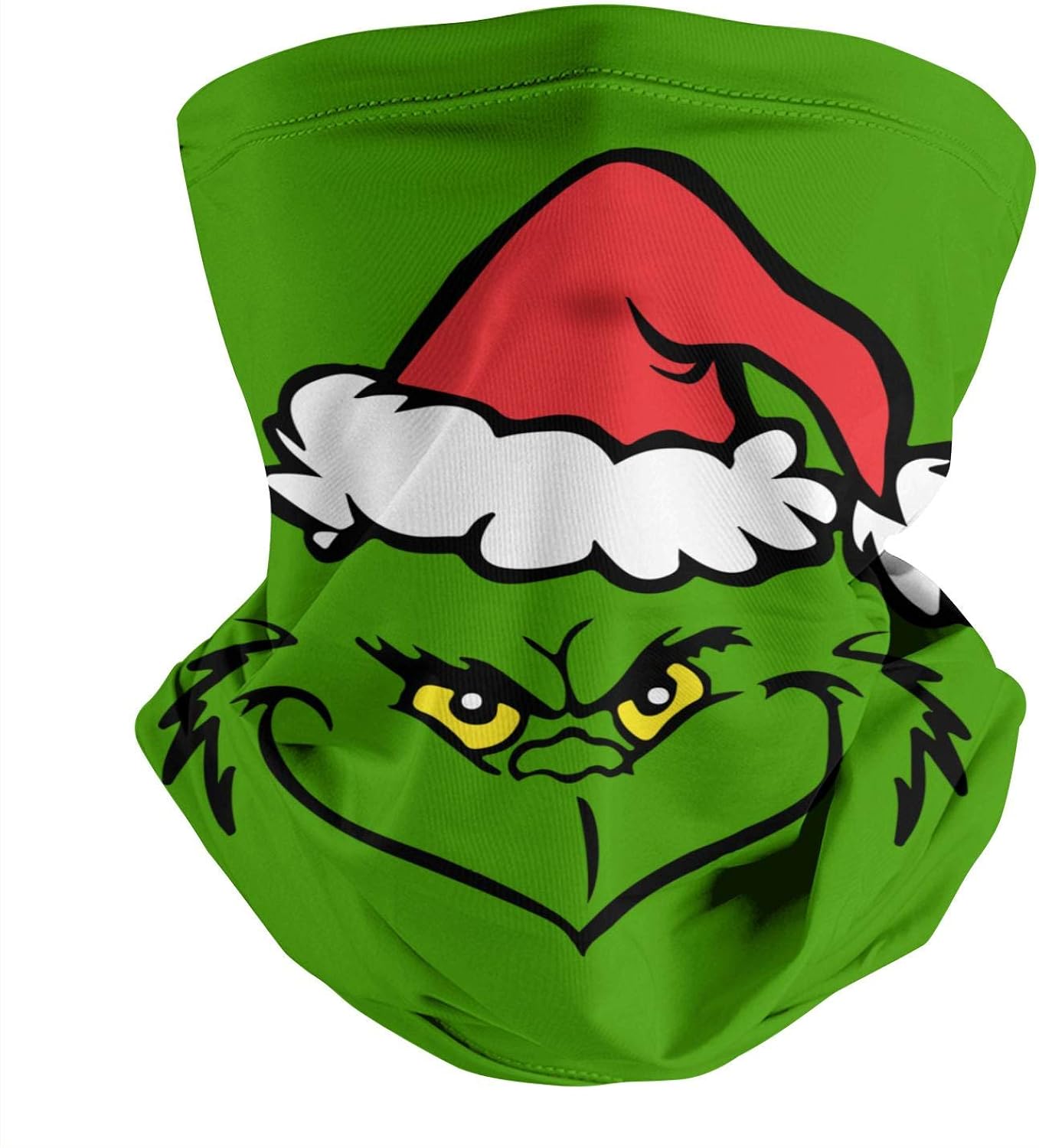 Grinch Face Mask UV Protection Face Coving Christmas Neck Gaiter ...