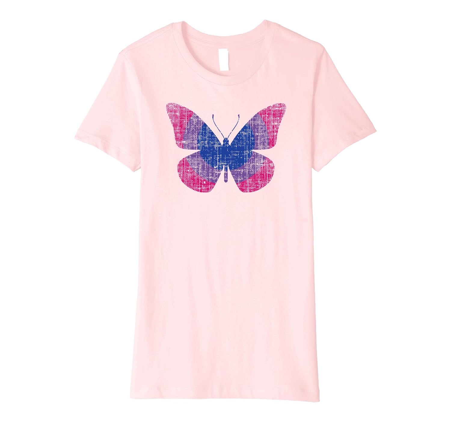 Bisexual Pride Flag Butterfly LGBTQ Equality Premium T Shirt