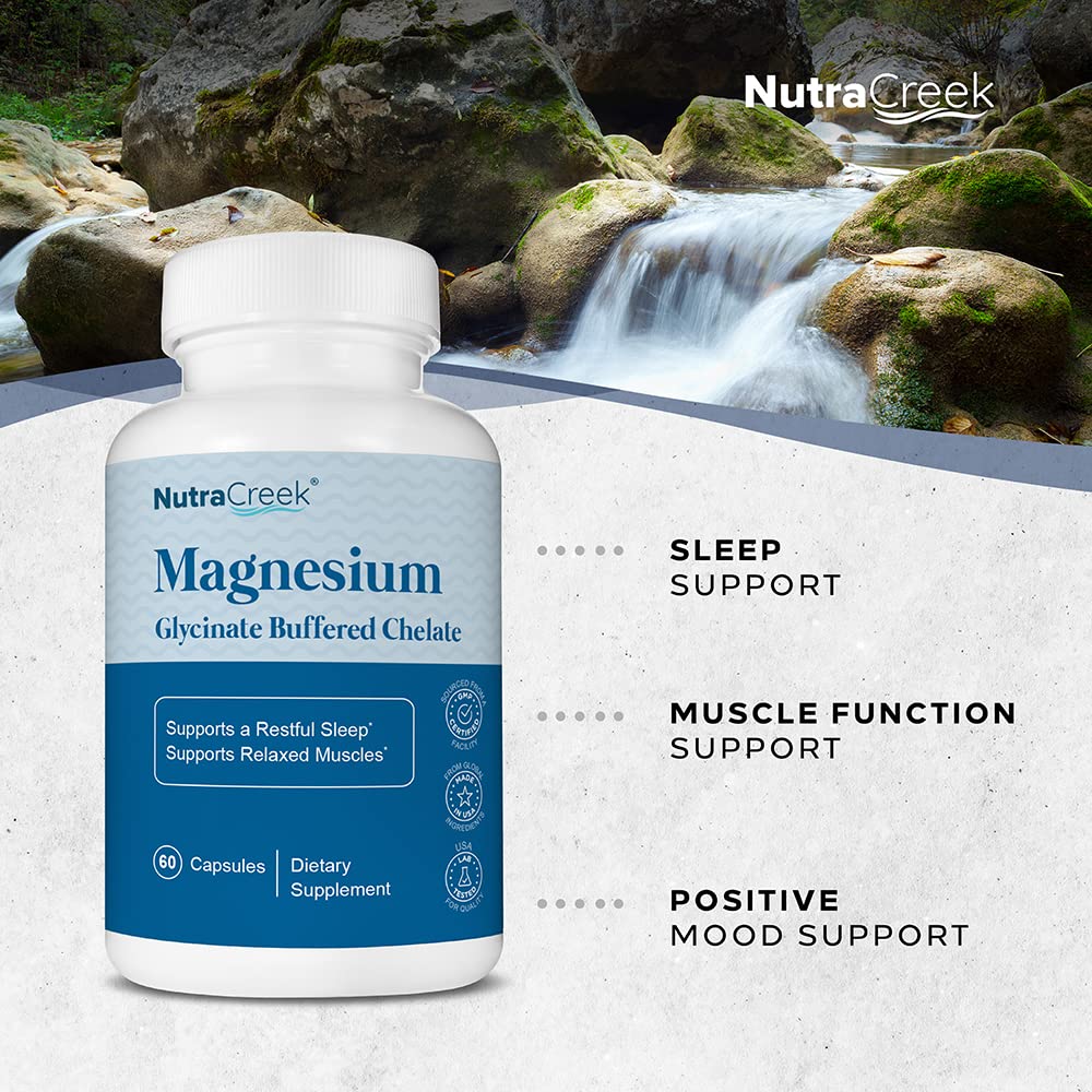 Mua Magnesium Glycinate 400mg Buffered Chelate | Gentle Bioavailable ...