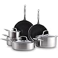 Amazon.com: GreenPan TriClad Tri-Ply Stainless Steel Healthy Ceramic ...