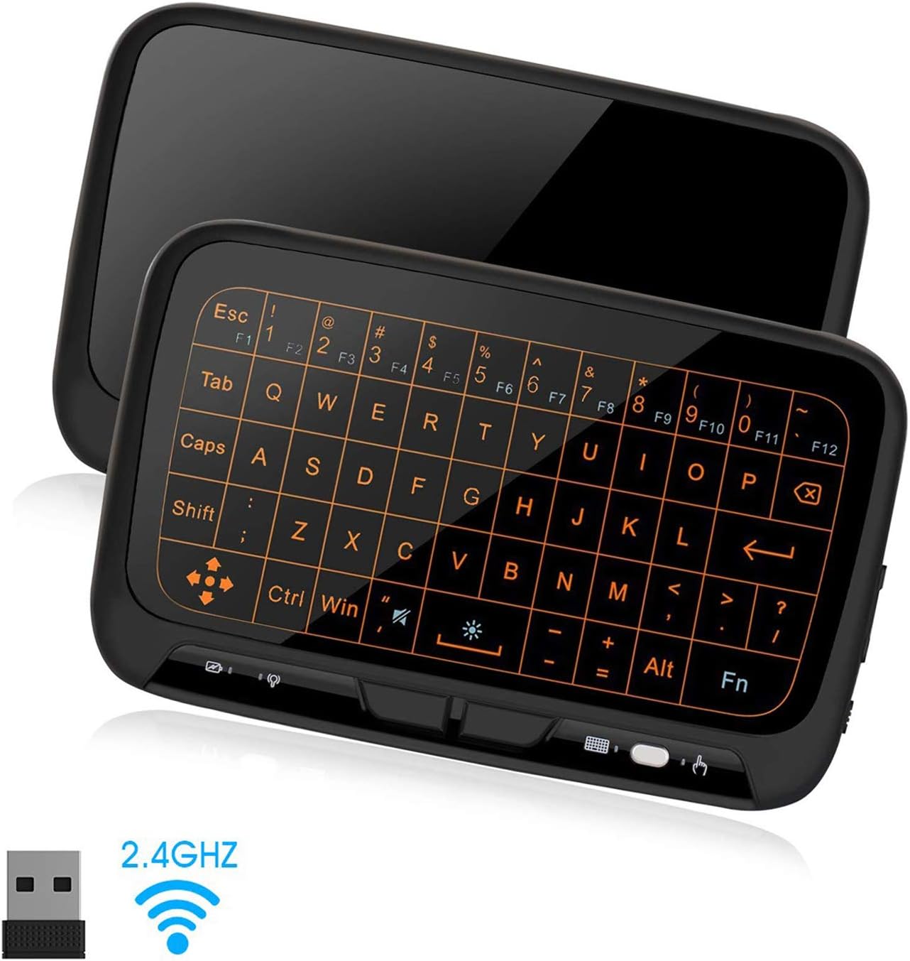SZILBZ 2.4Ghz Mini Wireless Keyboard,Remote Control with Touchpad ...