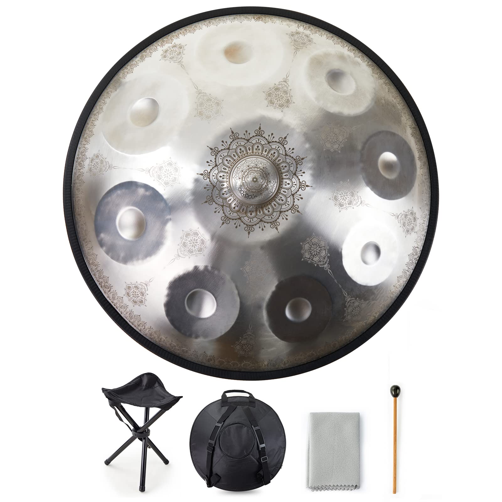 Mua REEKIO HANDPAN, Handpan Drum Instrument in D Minor 9 Notes 22 ...