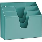 Amazon.com: Acrimet Horizontal Triple File Folder Holder Organizer ...