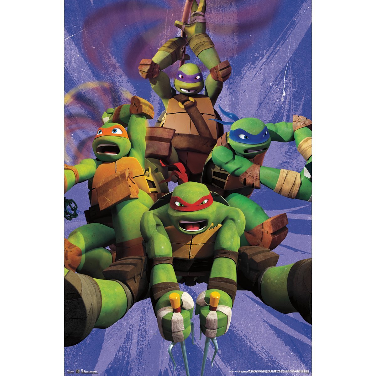 Buy Teenage Mutant Ninja Turtles MINI STATIONARY SET: Plastic Turtle ...