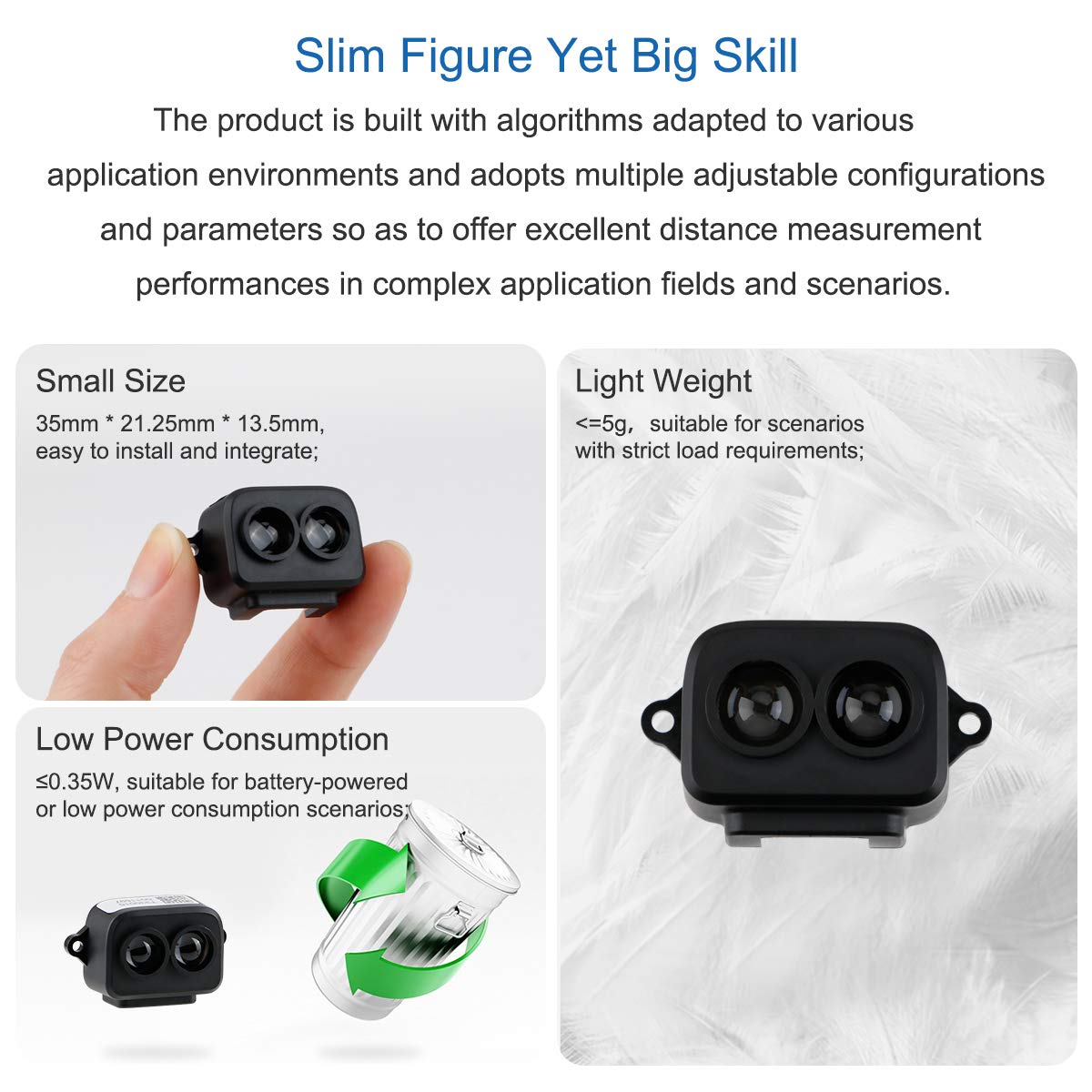 Mua Lidar Range Finder Sensor Module TF-Luna, Single-Point Micro ...