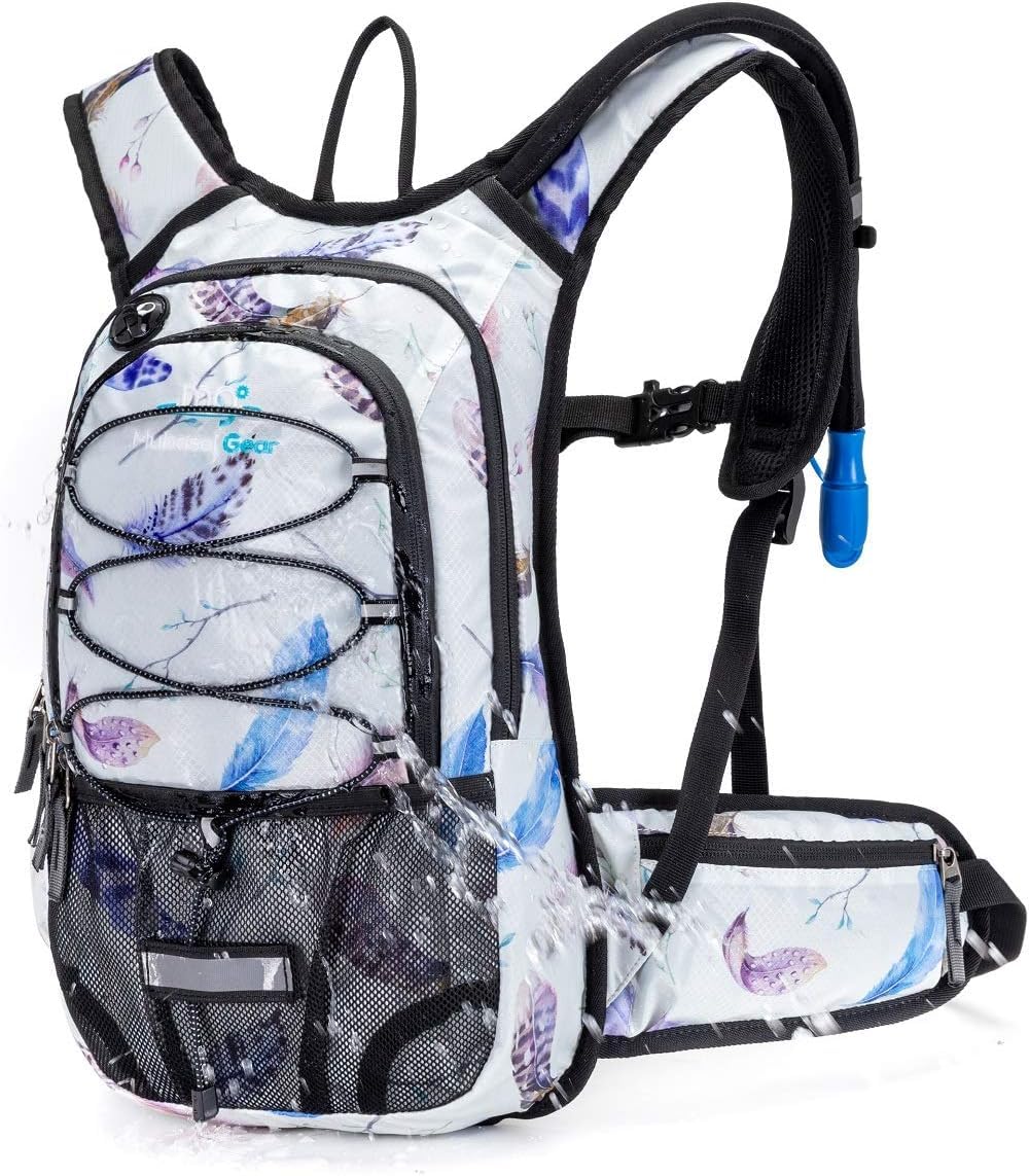 15L Insulated Hydration Backpack Pack with 2L Water Bladder Lightweight ...