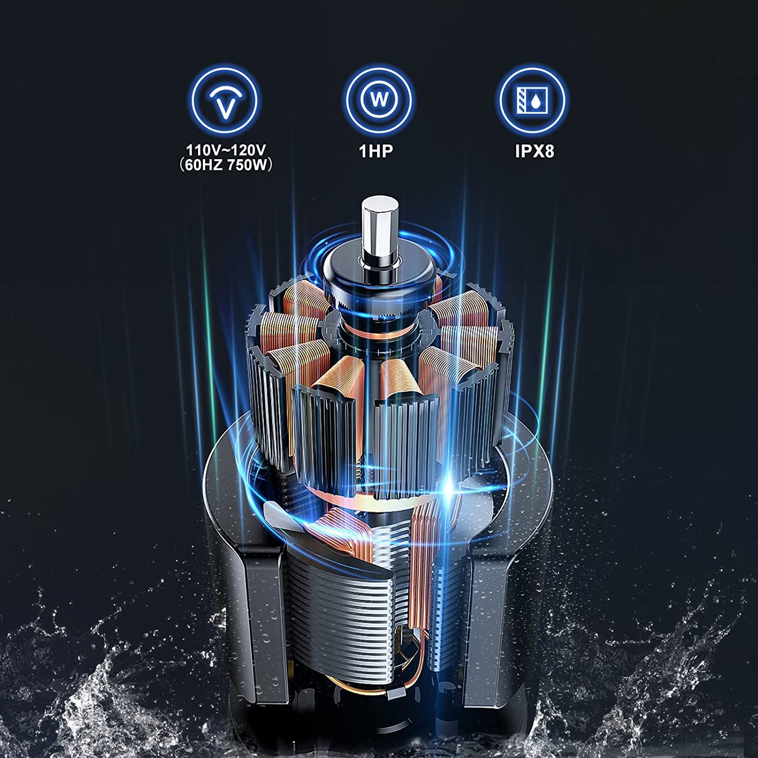 Mua PANRANO 1HP 3000 GPH Sump Pump Submersible Utility Water Pump ...