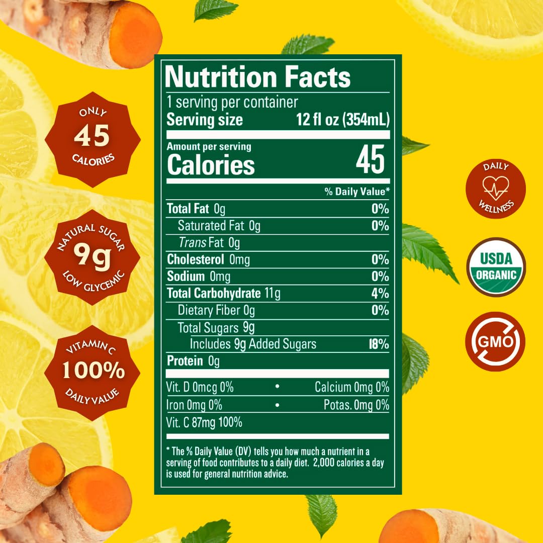Mua Golden Tiger Sparkling Turmeric Lemonade, Energy (12-pack ...