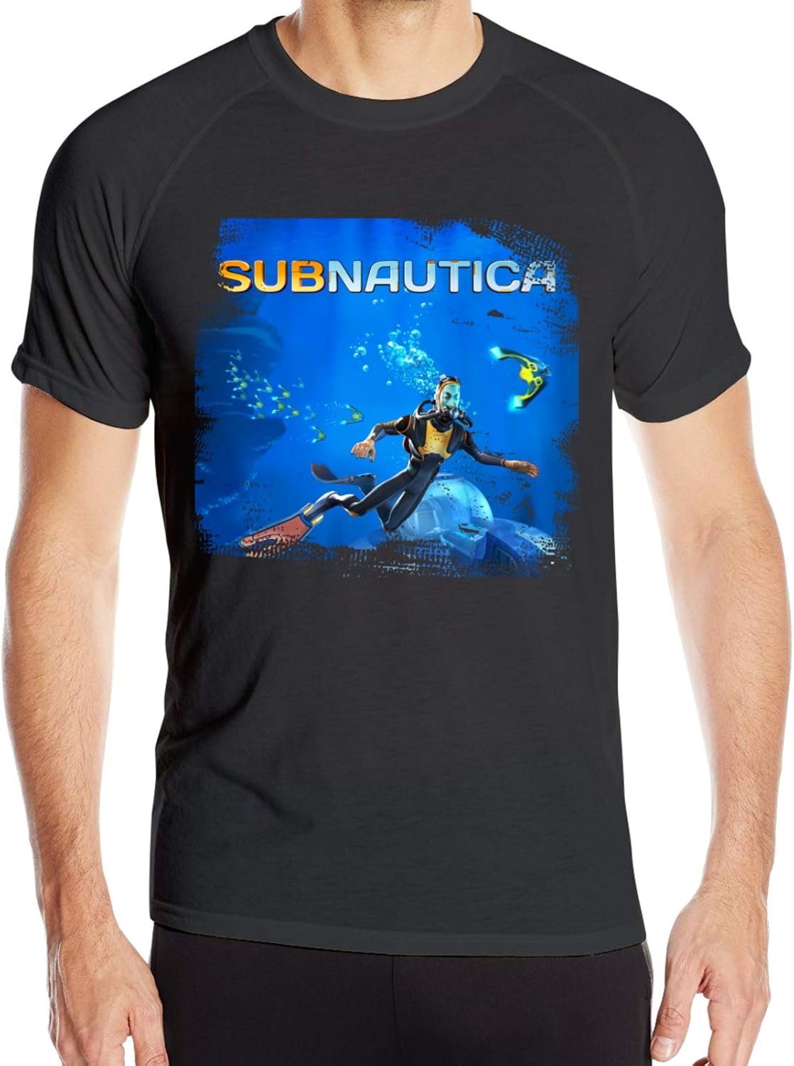 Amazon.com: EUBCS Men Subnautica Icon Quick-Dry Outdoors Round Neck ...