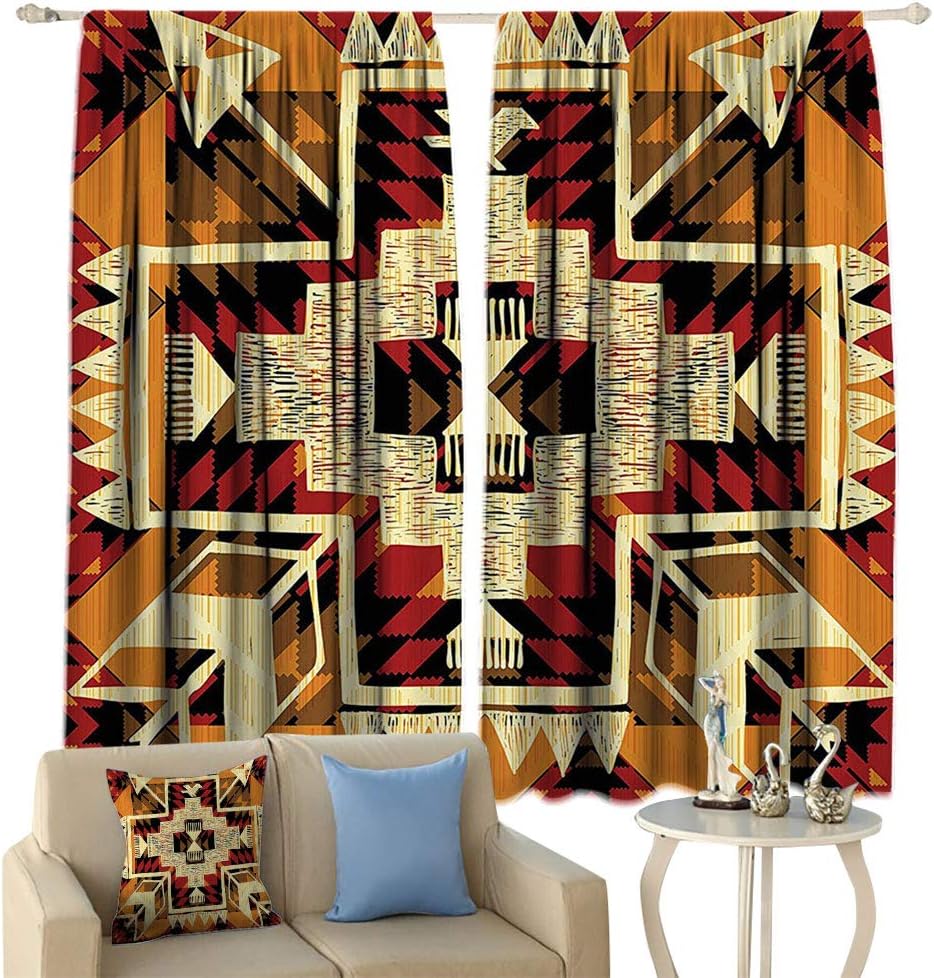Amazon.com: Arrow Decor Lihgtproof Curtains, Native American Inspired ...