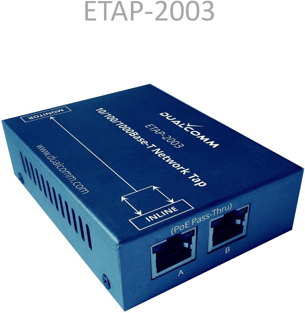 Dualcomm 10/100/1000Base-T Gigabit Ethernet Network Tap: Amazon.fr ...