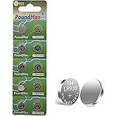 Amazon.com: PoundMax AG7 LR927 Batteries 1.5v Alkaline Button Cell ...