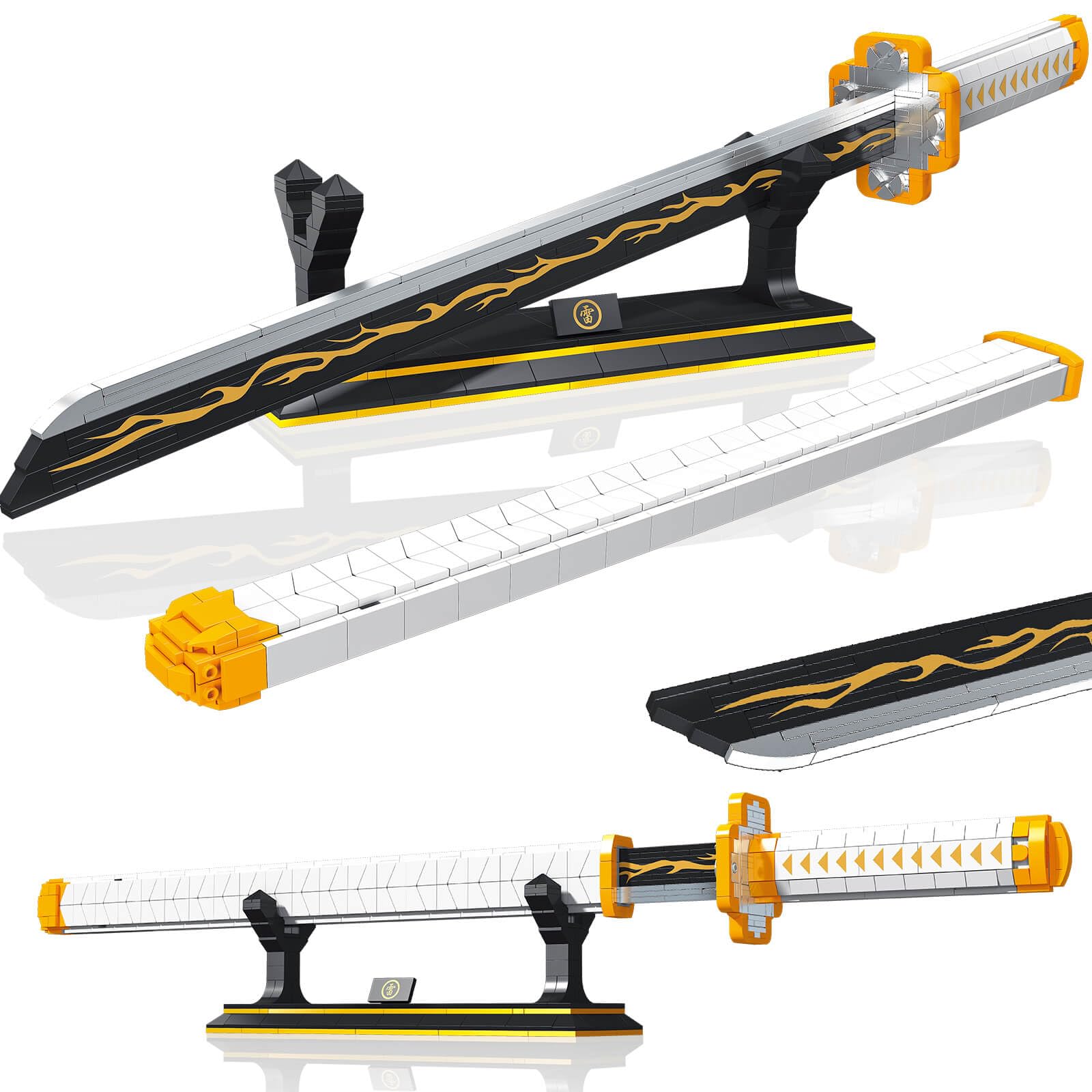 Demon Slayer Swords Compatible with Lego: 39in Zenitsu Sword Building ...