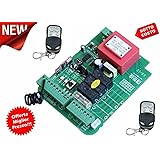 SCHEDA CENTRALE UNIVERSALE PER CANCELLO AUTOMATICO SCORREVOLE O BASCULANTE COMPATIBILE CON TUTTE ...