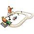 Amazon.com: Hape Cargo Delivery Loop Train and Railway Toy Set: Toys & Games