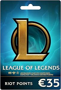 League of Legends €35 Tarjeta de regalo prepaga (5000 Riot Points ...