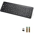 Amazon.com: Awaygerous Wireless Bluetooth Keyboard, Universal Multi-Device Keyboard with Number ...