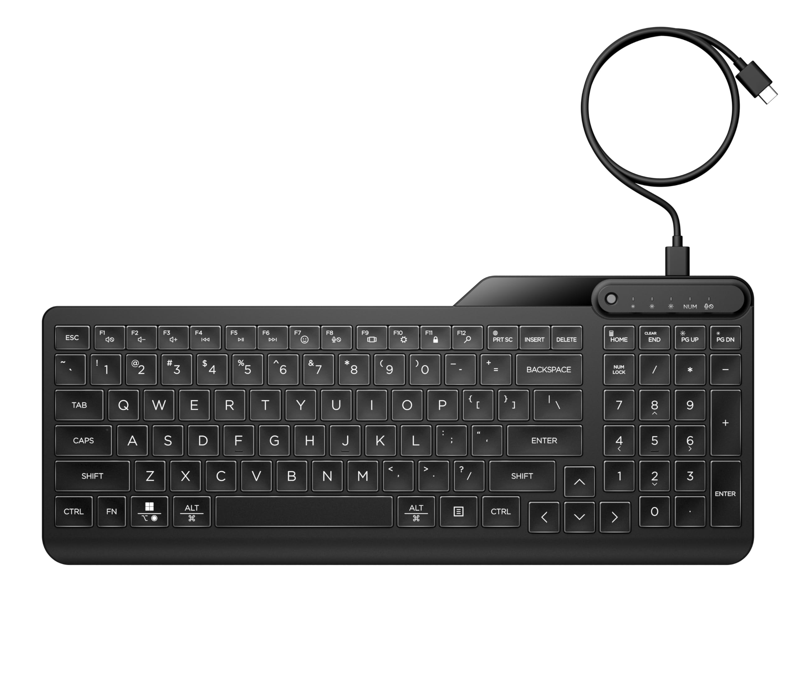 Mua HP 400 Backlit Wired Keyboard (Ash Wired) - Warm White LED ...