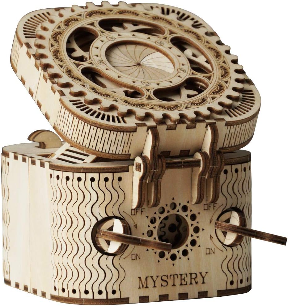 ROBOTIME Treasure Box 3D Puzzle Adults - Secret Puzzle Box Brain ...