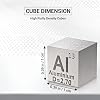 Gallant Metals Aluminum Cube - Metal Element Cubes - Laser Engraved ...