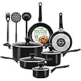 Amazon.com: NutriChef 13-Piece Nonstick Cookware - Heat Resistant ...