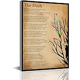 Amazon.com: LGDSBHH The Dash Poetry Poster - Poem Live Your Dash Quote ...