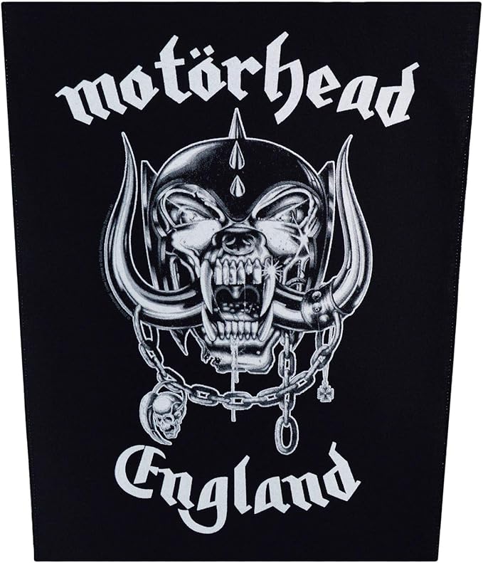 Official Motorhead Back Patch (England): Amazon.co.uk: Clothing