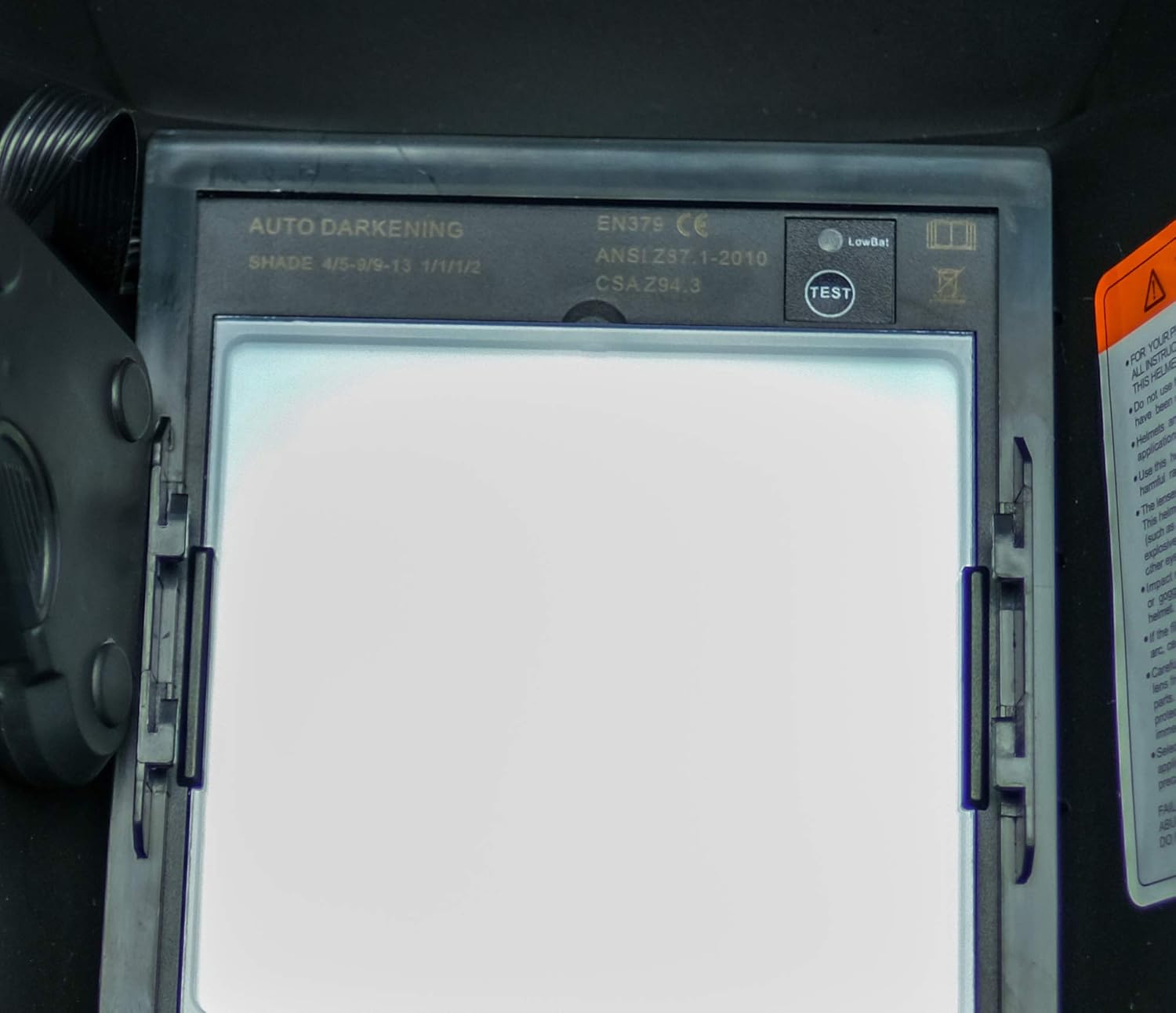 HurthAG ADF-V7 Automatic Welding Helmet with 3 Spare Lenses Solar ...