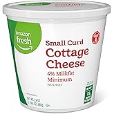 Amazon.com: Amazon Fresh, Small Curd Cottage Cheese, 4% Milkfat, 16 Oz ...