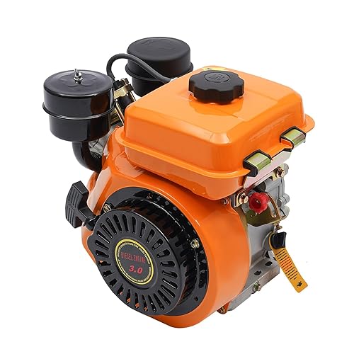 GDNTMU Go Kart Motor Engine,Diesel Engine, 196CC 4 Stroke Single ...