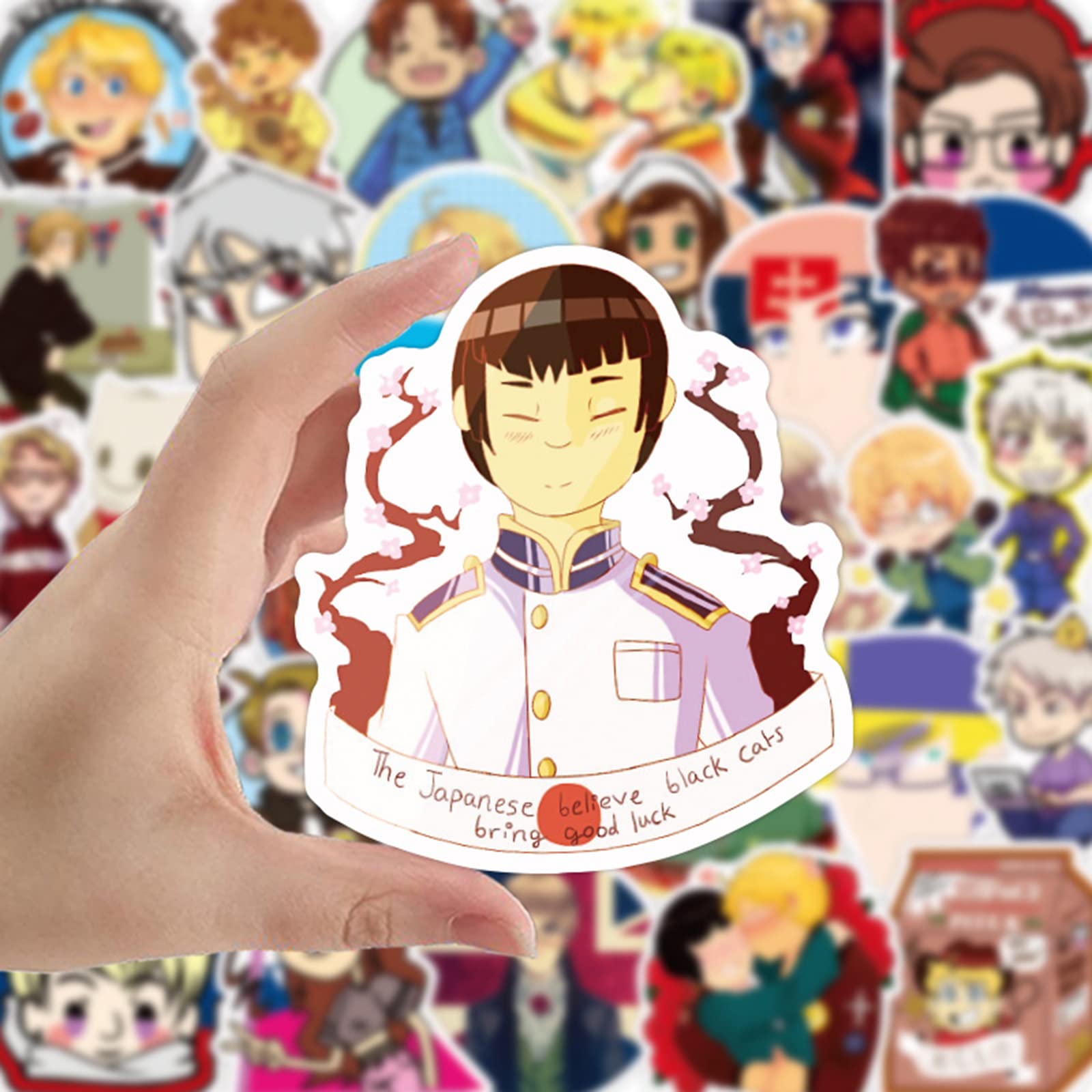 Mua 50pcs Hetalia Anime Stickers for Teens Laptop, Cute Funny Japan ...