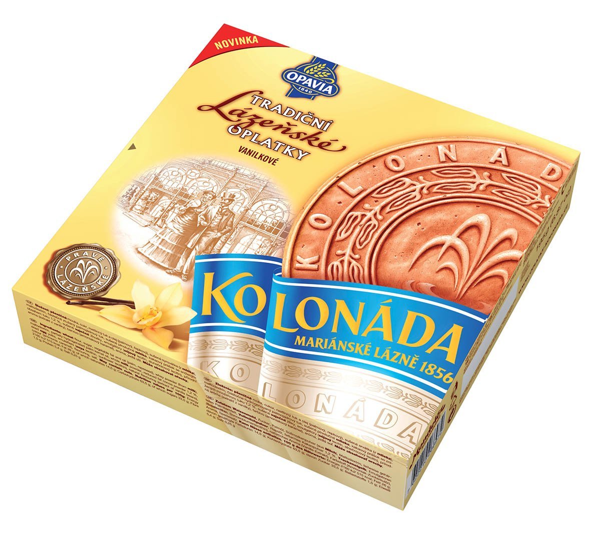 Opavia Tradicni lazenske oplatky Kolonada 200g Original Czech Spa Round ...