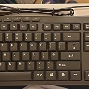 Rii RK907 Office Keyboard Full Size USB Wired Keyboard: Amazon.co.uk ...