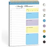 Amazon.com : To Do List Pad - To Do List Notebook for Work with 52 Sheets, Undated Daily Planner ...