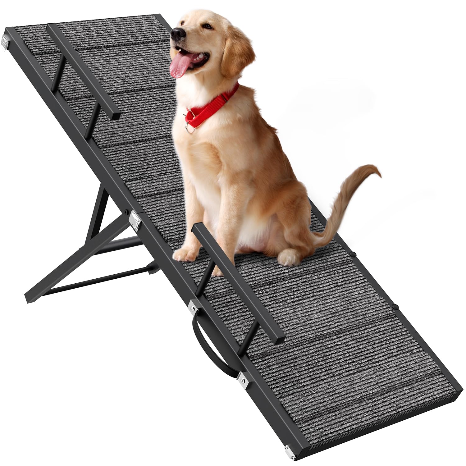 Dog Ramp for Car, Pet Ramp for Adjustable Hight, Folding Dog Ramps for ...