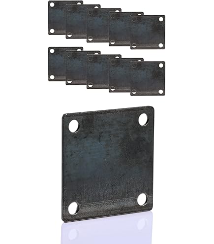 6x6 Inch Metal Sheets 4-Pack Hot Rolled Steel Plates | 6x6 Inch 2mm ...