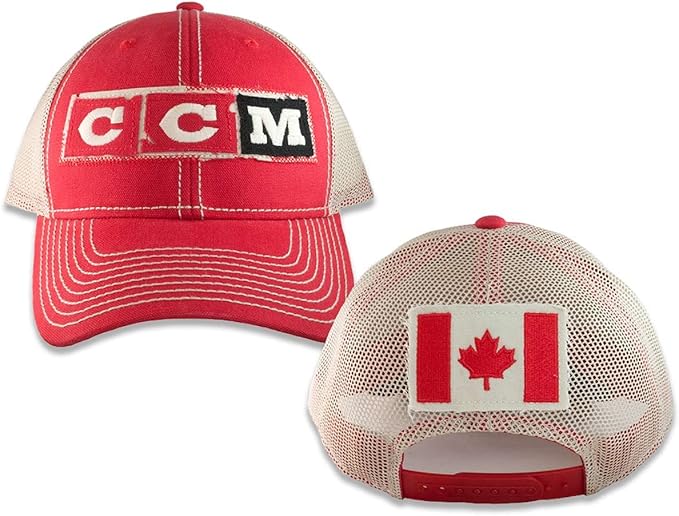 Amazon.com: Canada Olympic Hockey CCM Flag Hat: Clothing
