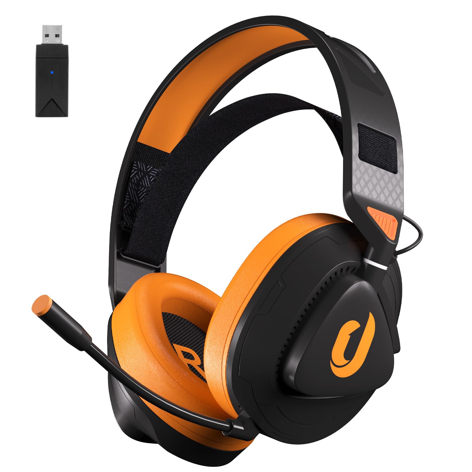 Jeecoo G90 Gaming Headset with Microphone for PC PS4 PS5 - Low-Latency ...